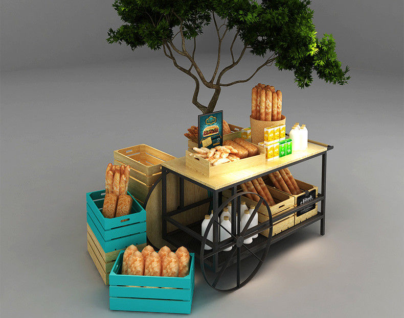 Car Design Bakery Display Racks / Bread Display Showcase Automobile Styling