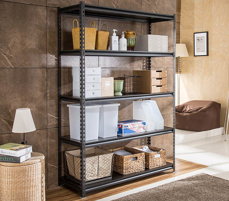 Multi Color Industrial Metal Shelving System / Metal Garage Shelves ...