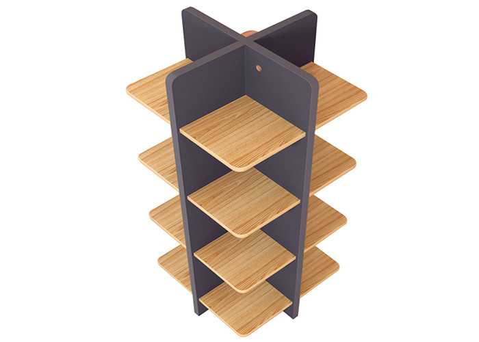 Customized Four Sides Snack Food Display Stand For Supermarket Eco Friendly