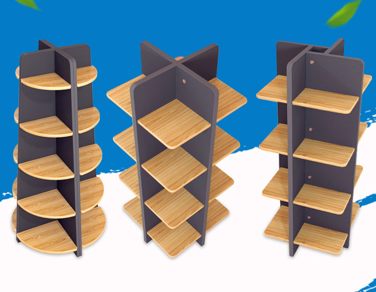 Customized Four Sides Snack Food Display Stand For Supermarket Eco Friendly