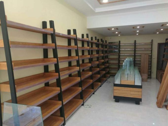 Chain Store Metal Supermarket Display Fixtures / Gondola Grocery Store ...