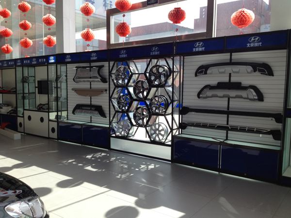 Portable Wheel Shop Display Shelving Lockable Glass Cabinet For ...