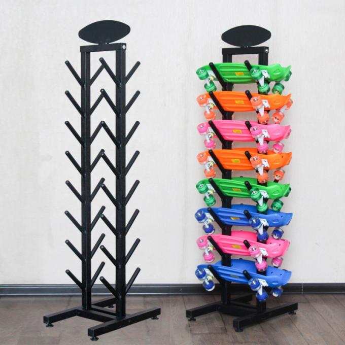 Black Scooter Display Rack / Scooter Display Stand Cold Rolled Steel ...