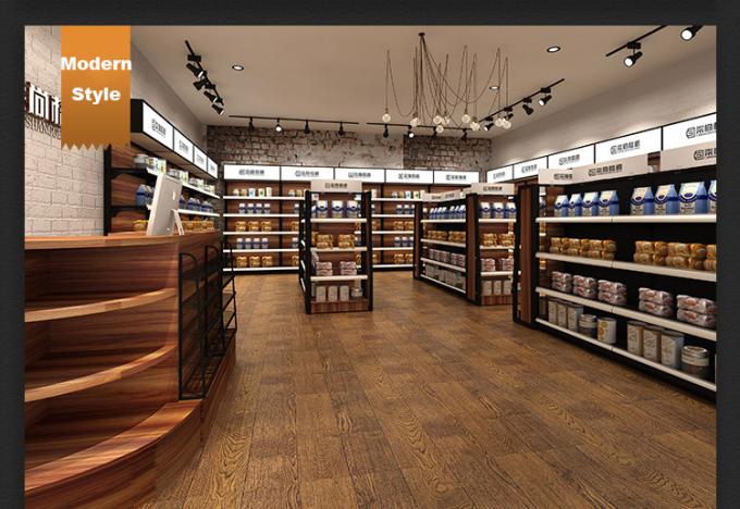 Economical Convenience Store Display Fixtures / Grocery Store Display Racks