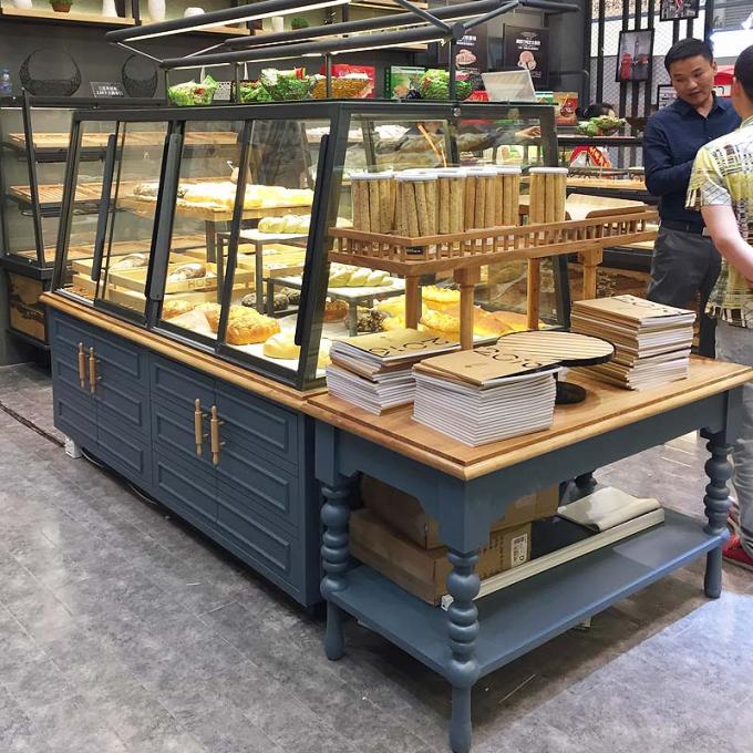 3 Years Warranty Food Store Shelving Bakery Display Shelves For Cake