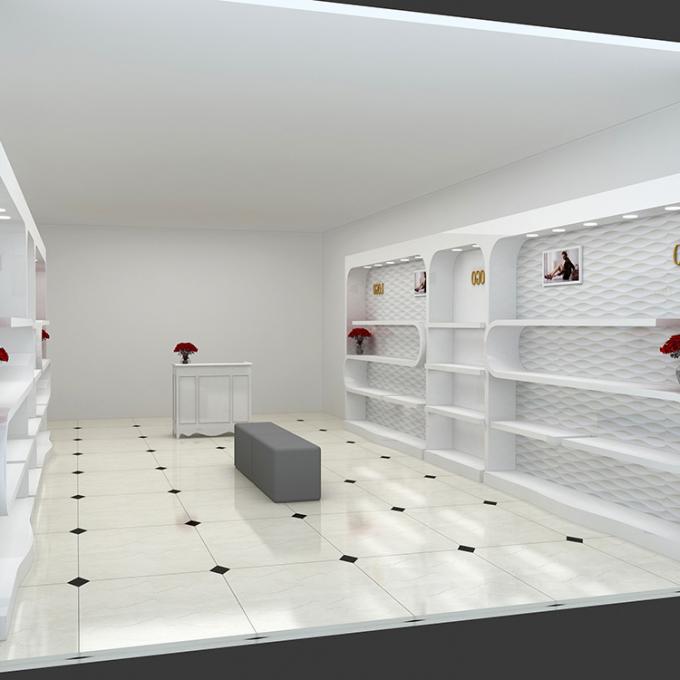 Lady'S Wall Mounted Shoe Display Unit Shoe Rack For Showroom Knocked ...