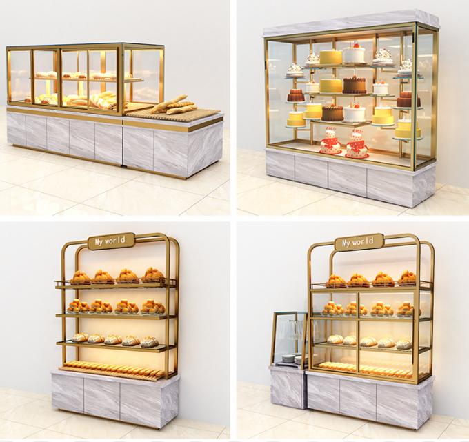 Powder Coating Cake Shop Display Cabinet Wrought Iron Paint Bread ...